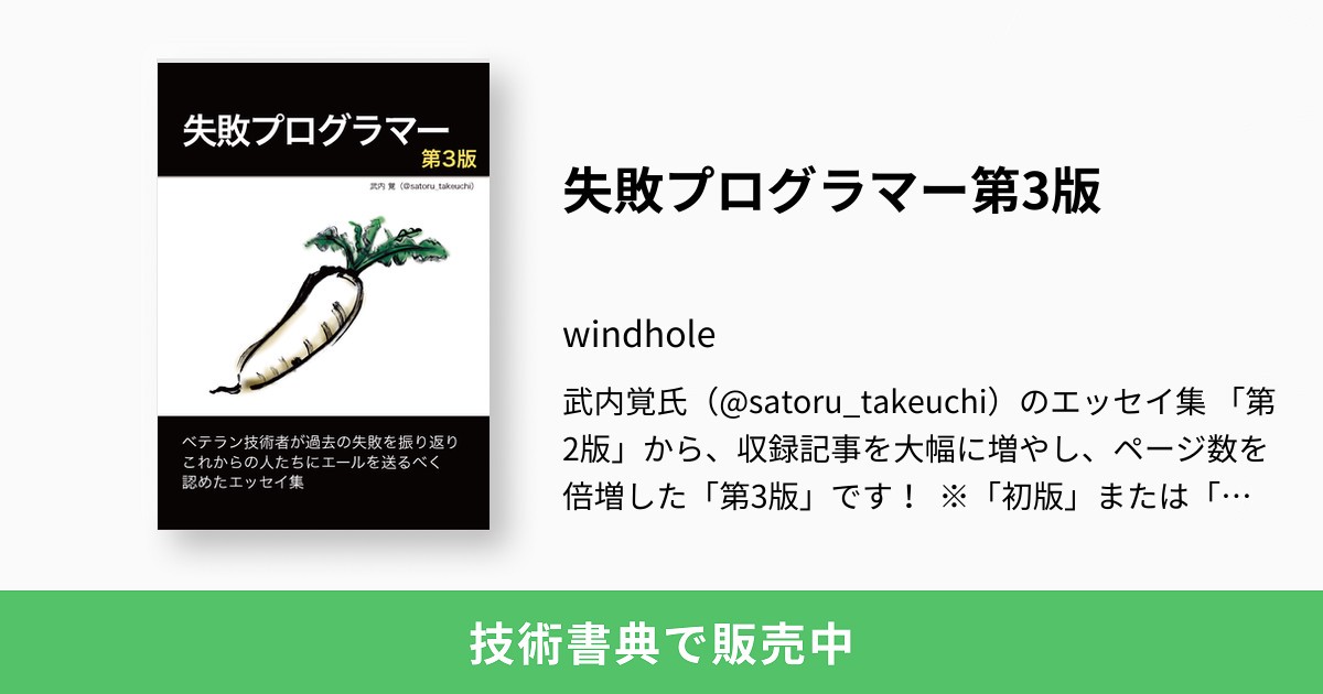 失敗プログラマー第3版：windhole